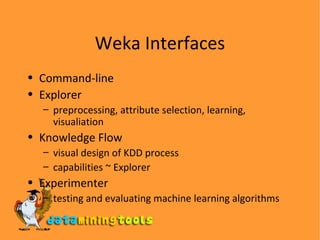 An Introduction To Weka | PPT | Computing | Technology & Computing