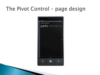 An Introduction to Windows Phone 7 Development | PPTX