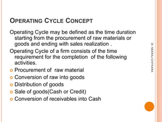 An introduction to working Capital Management | PPSX | Stocks and Bonds ...