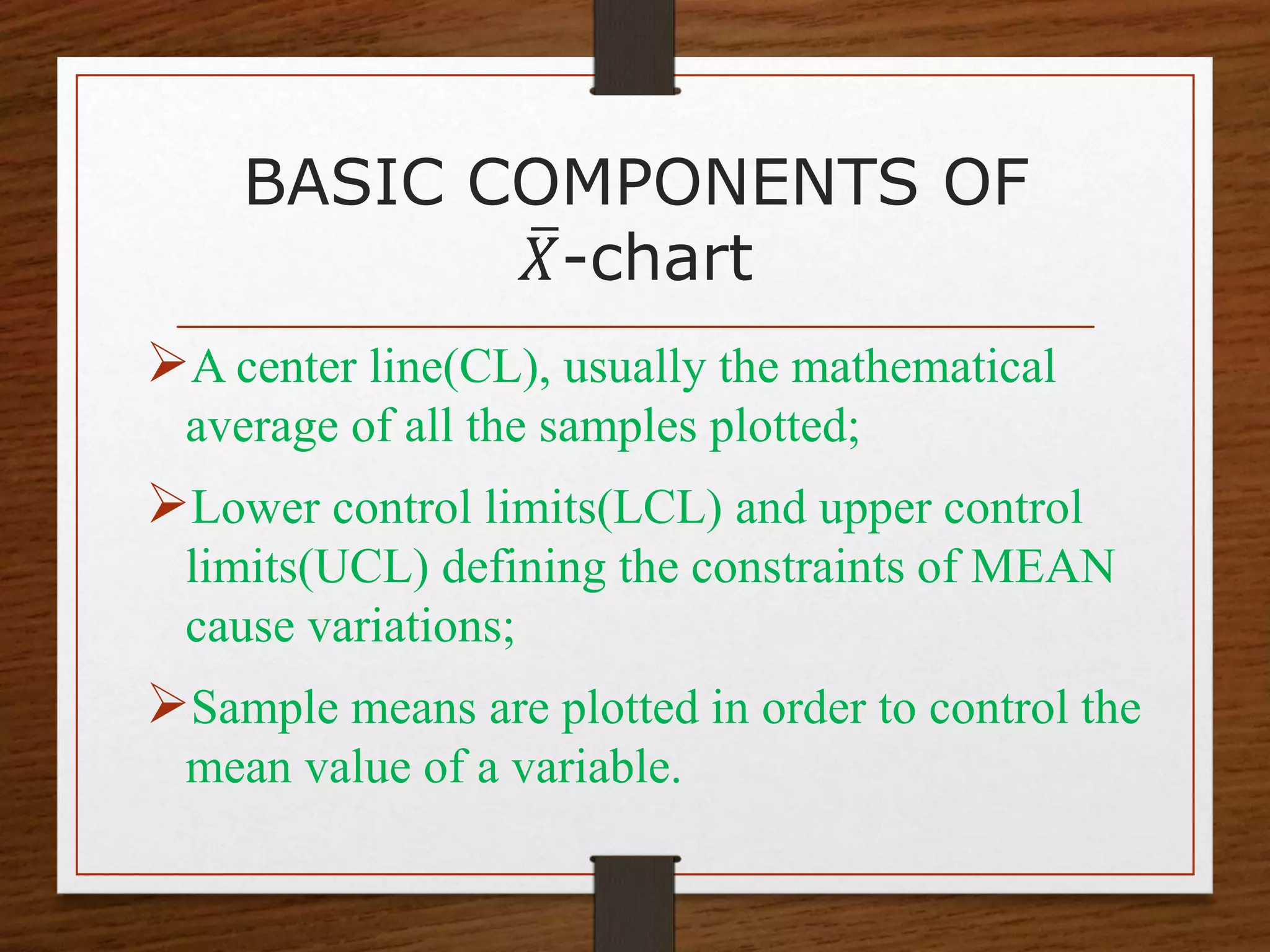 An introduction to x-BAR chart | PPTX