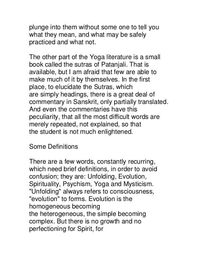 An introduction to yoga