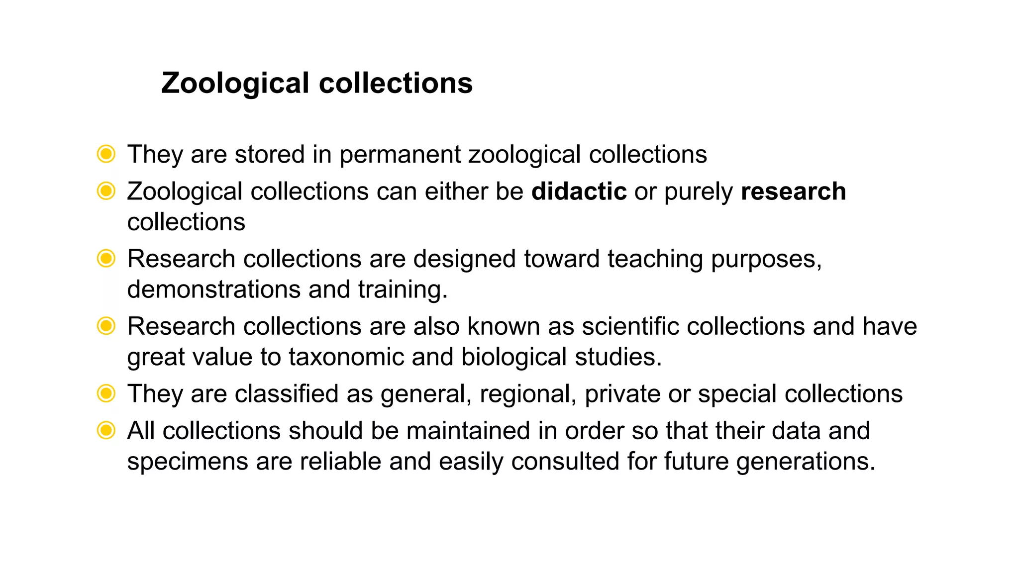 An introduction to zoological taxonomy, collection, and preparation of ...