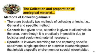 An introduction to zoological taxonomy, collection, and preparation of ...
