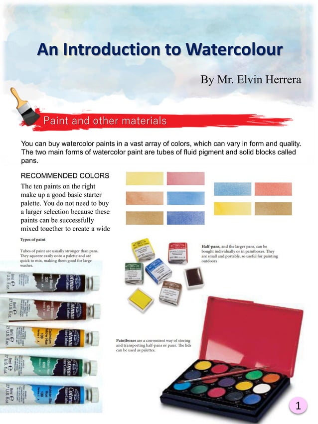An introducton to watercolour | PDF