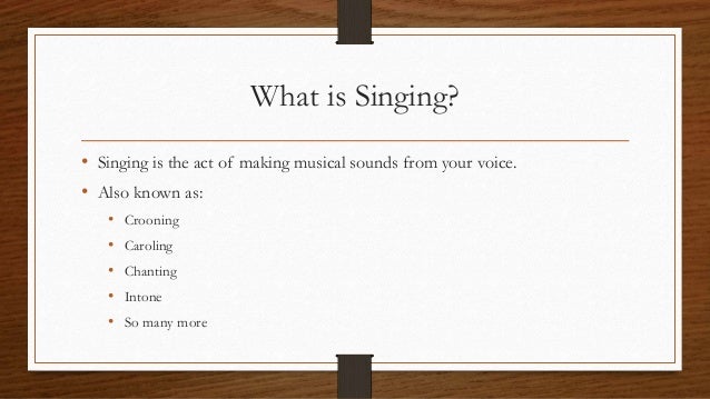 An Introduction To Singing