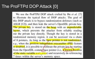 An Intro on Data-oriented Attacks | PPT