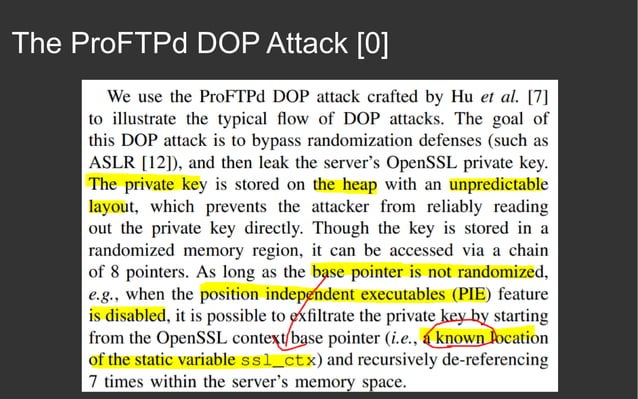 An Intro on Data-oriented Attacks | PPT