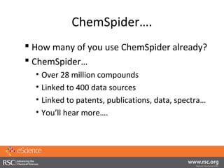 ChemSpider – A Combination Platform of Free Chemistry Database, Free ...