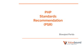 An intro to php standards recommendation (psr) | PPT