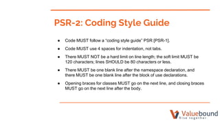 An intro to php standards recommendation (psr) | PPT