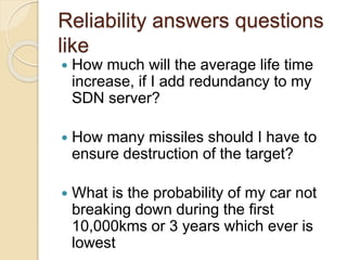 An intro to Reliability | PPT