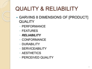 An intro to Reliability | PPT