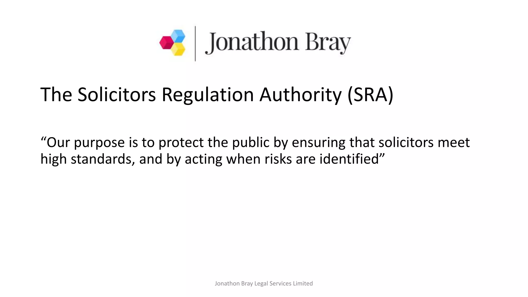 Introduction to SRA Regulation for ABSs | PPTX
