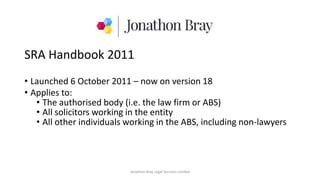 Introduction to SRA Regulation for ABSs | PPTX