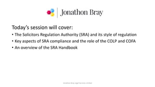 Introduction to SRA Regulation for ABSs | PPTX