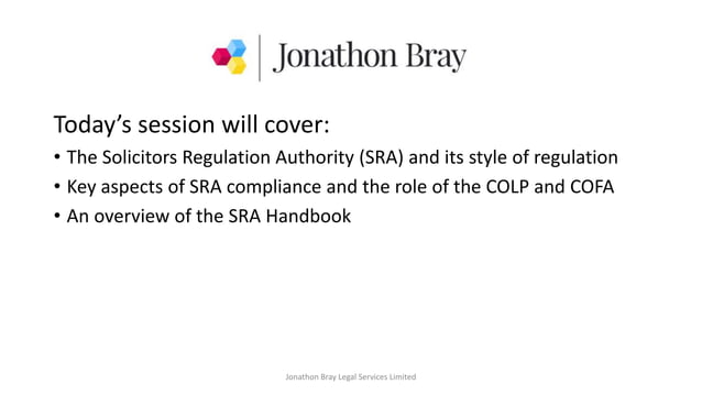 Introduction to SRA Regulation for ABSs | PPT