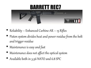 An Intro to the World of Barrett Rifles | PPT