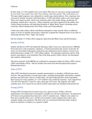 An Inventory Of Cognitive Enhancement Effects Of Cannabis | PDF