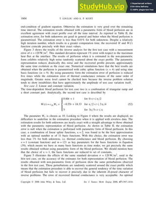 An Inverse Heat Conduction Problem With Heat Flux Measurements | PDF