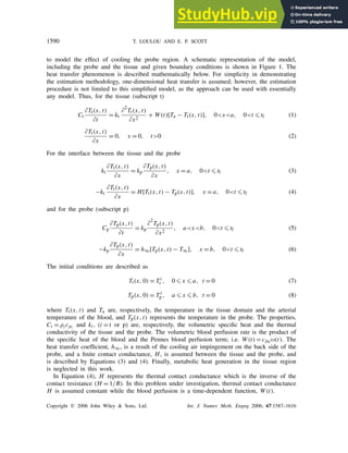 An Inverse Heat Conduction Problem With Heat Flux Measurements | PDF