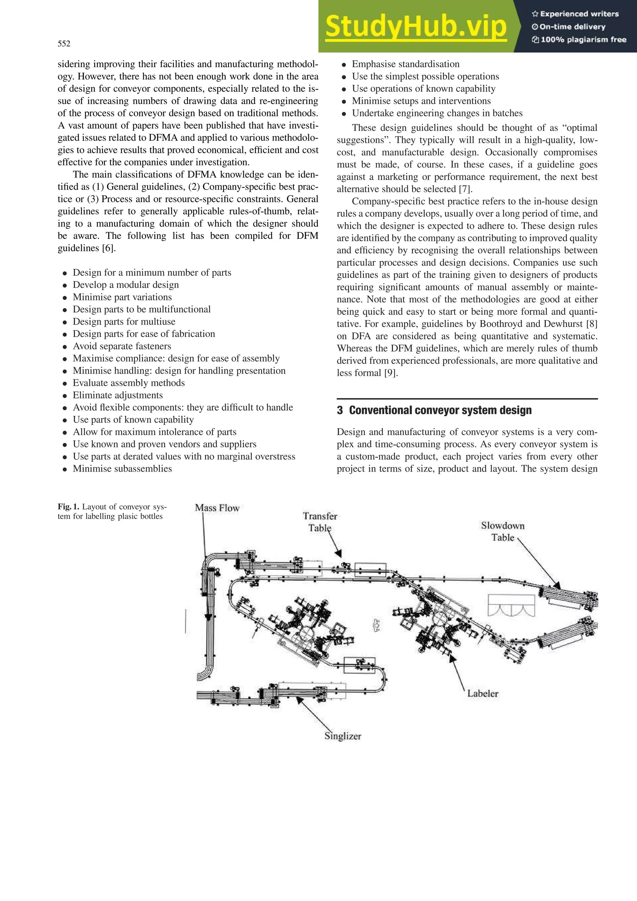 An Investigation Into Design And Manufacturing Of Mechanical Conveyors Systems For Food ...