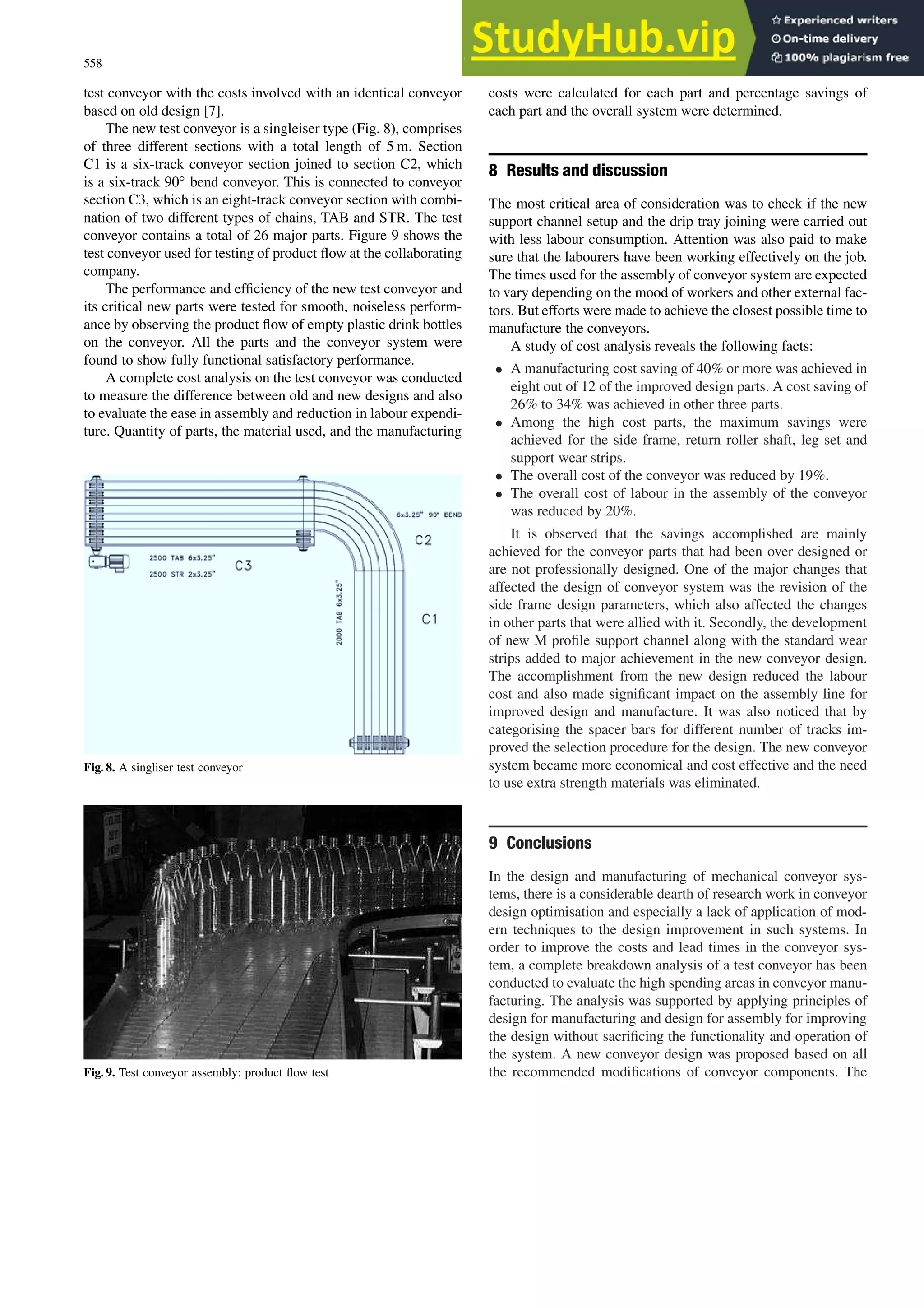An Investigation Into Design And Manufacturing Of Mechanical Conveyors Systems For Food ...