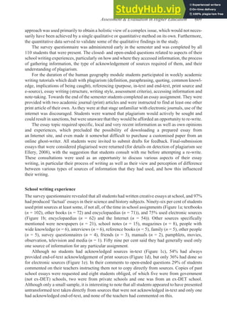 An Investigation Into Electronic-Source Plagiarism In A First-Year ...