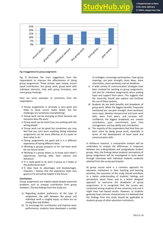 An Investigation Into Students Perceptions Of Group Assignments | PDF