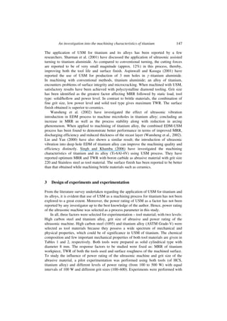 An investigation into the machining characteristics of titanium using ...