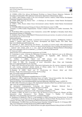 An investigation into the prevalent types of conflicts, conflict ...