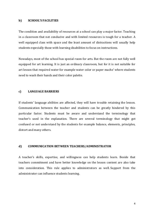 An investigation of factors influencing students difficulties in lear…