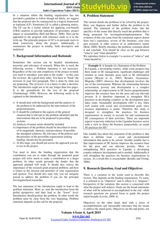 An Investigation Of Techniques Of Writing A Fundable Research Grant ...