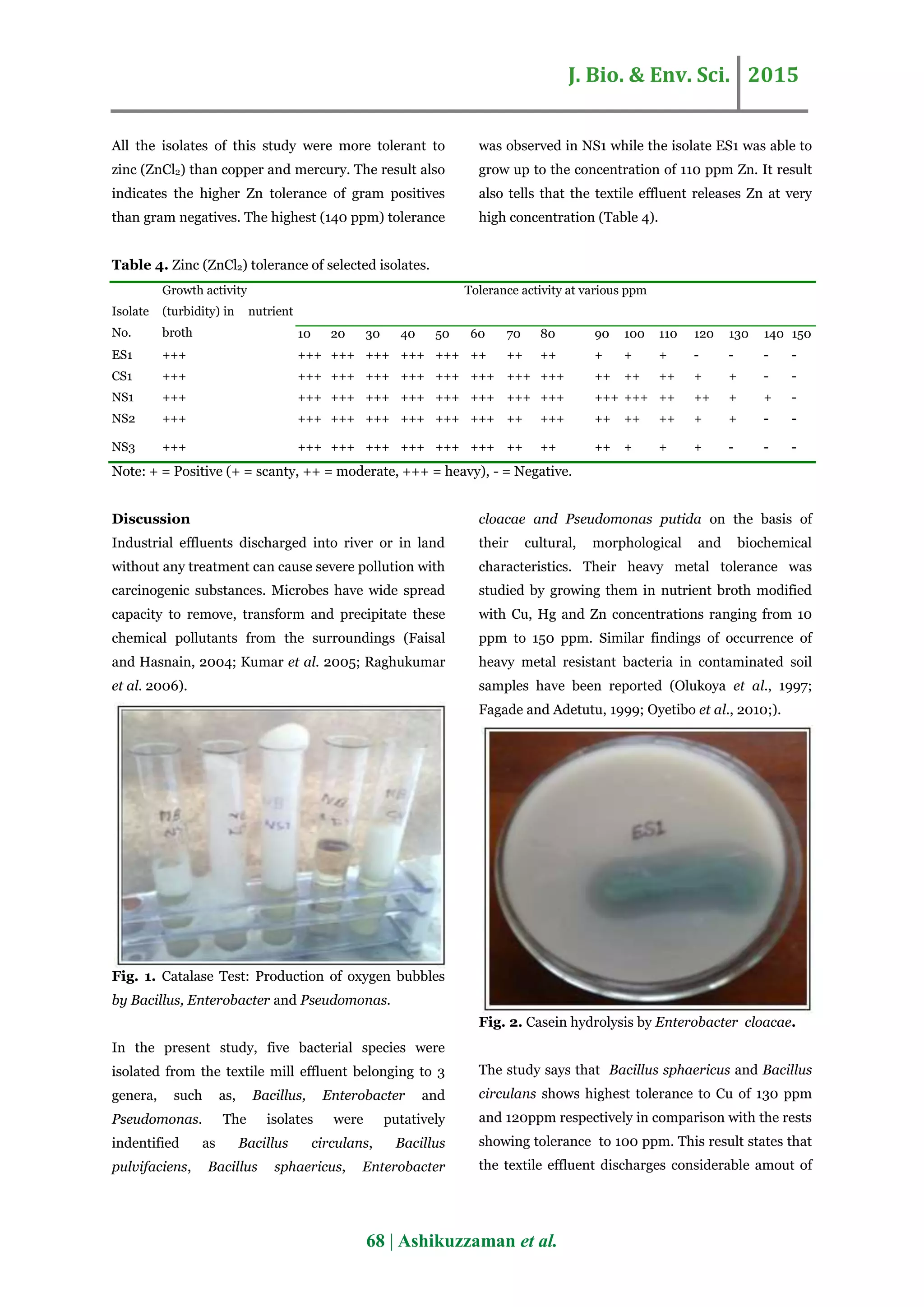 An investigation on heavy metal tolerance properties of bacteria ...