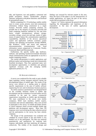 An Investigation On The Characteristics Of Mobile Applications A Survey Study | PDF
