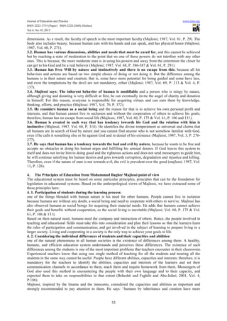 An investigation to majlessi anthropological theories about principles ...