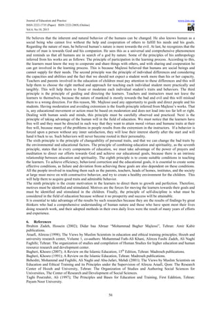 An investigation to majlessi anthropological theories about principles ...