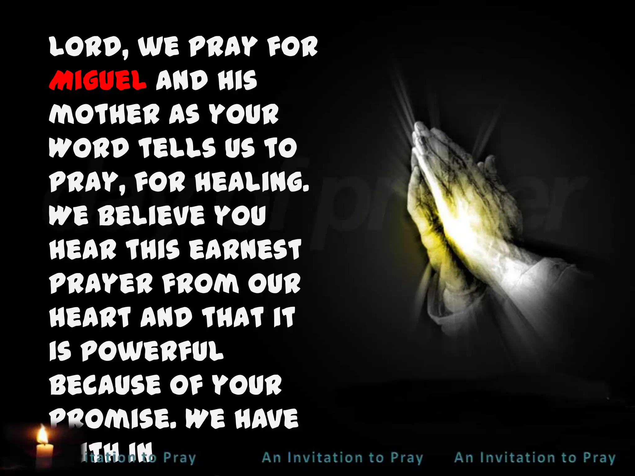 An invitation to pray | PPSX