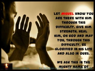 An invitation to pray | PPSX