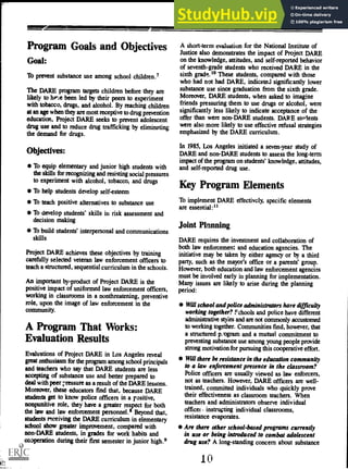 An Invitation To Project DARE Drug Abuse Resistance Education. Program ...