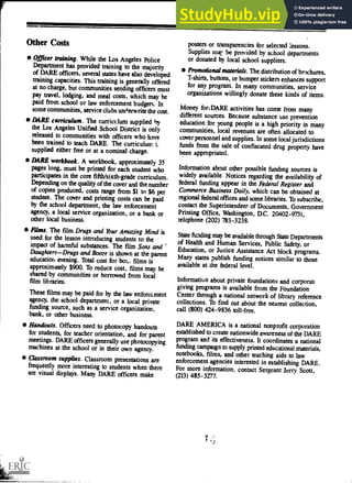 An Invitation To Project DARE Drug Abuse Resistance Education. Program ...