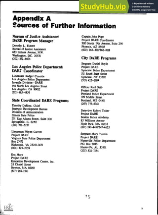 An Invitation To Project DARE Drug Abuse Resistance Education. Program ...