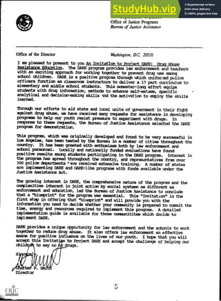 An Invitation To Project DARE Drug Abuse Resistance Education. Program ...