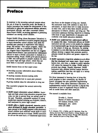 An Invitation To Project DARE Drug Abuse Resistance Education. Program ...