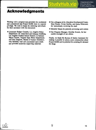 An Invitation To Project DARE Drug Abuse Resistance Education. Program ...