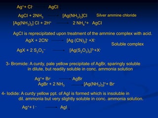 qualitative inorganic analysis anions dry and wet | PPT