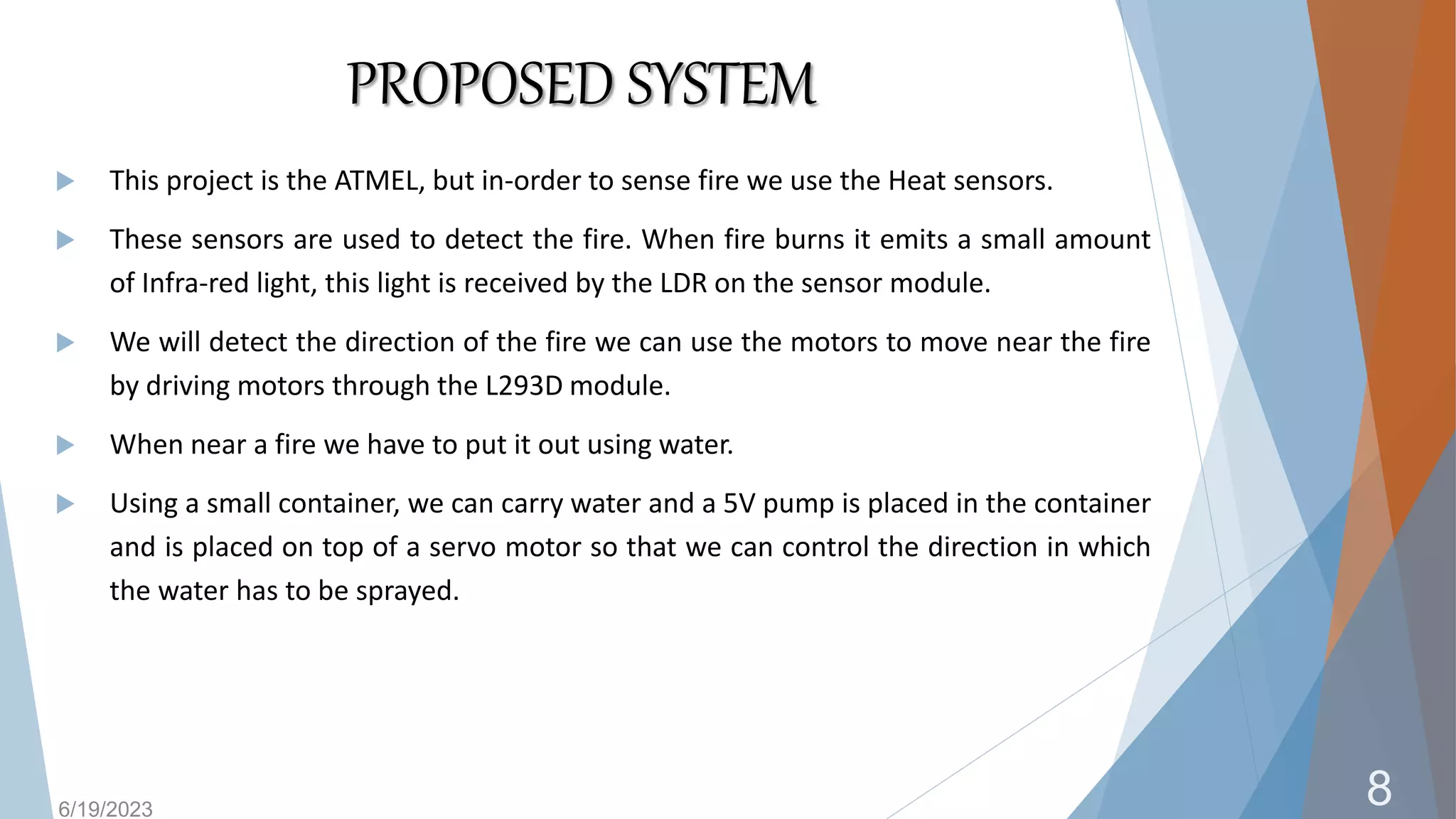 An Iot Based Fire Fighting Robot Using Arduino Microcontroller Pptpptx