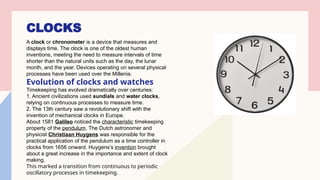 Anirban Sarkar(Clocks and watches):The Time Keeping Machine.pptx