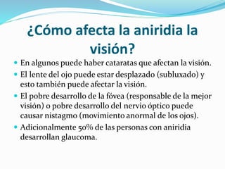 Aniridia | PPTX
