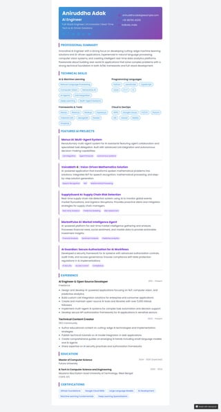 aniruddha_adak---------ai_engineer_resume | PDF