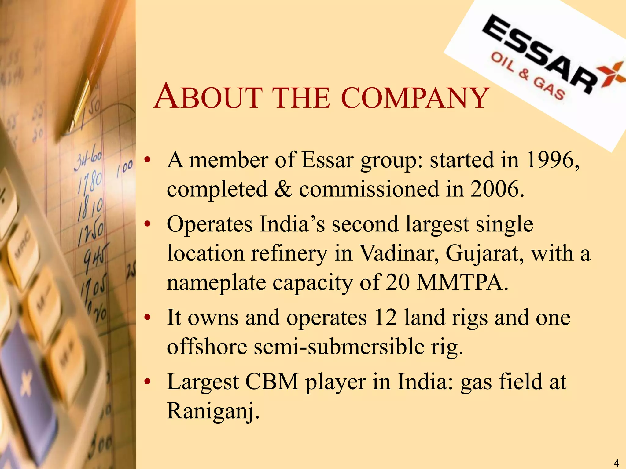 Essar oil | PPTX